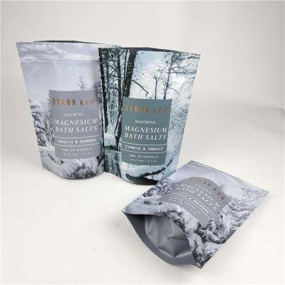 China Hot Selling Custom Digital Printing Easy Tear Line Mylar Sachets Body Scrub Packaging Bag for sale