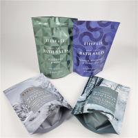 China Manufacturers Smell Proof Moisture Proof Stand Up Zipper Plastic Bag with Handle for Natural Ocean Sea Salt for sale