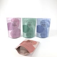 China Stand Up Body Scrub Bag Customizable Cosmetic Packaging Bag with Various Sizes for sale