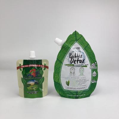China Top Quality Custom Logo Printed New Design Reusable Spout Pouches Food Drink Juice Milk Container Sealable Bags for sale