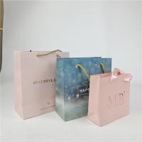 China Newest Accepted Up to 10 Colors Available Custom Digital Printing Logo Printed Shopping Paper Bag Packaging for sale