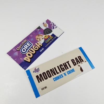 China Environmental Friendly Foil Wrappers Custom Printed Stand Up Pouches Chocolate Energy Bar Cookies Snack Packaging for sale