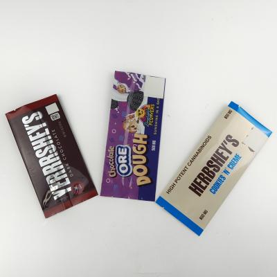 China Top Requested Products Foil Wrappers Custom Printed Pouches Chocolate Energy Bar Cookies Snack Packaging for sale