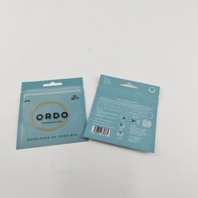 China Eco-Friendly Best Selling RecyclableThree Side Seal Bags for Teeth Care Packaging With Zipper for sale