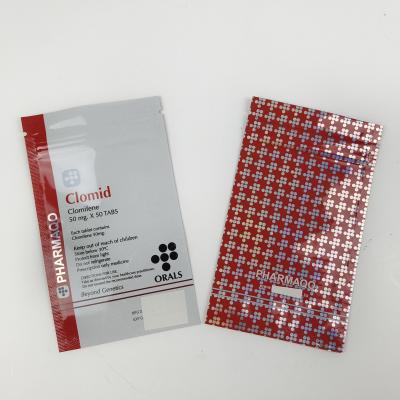 China Storage Promotional Food Packaging Three Side Seal Bags for Teeth Care Packaging with Heat Seal Closure With Zipper for sale