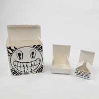 China Custom Glossy UV Matt Film White Cardboard Paper Box 400g For Cosmetic Sample Argan Oil for sale