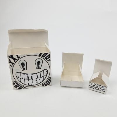 China Custom Glossy UV Matt Film White Cardboard Paper Box 400g For Cosmetic Sample Argan Oil for sale