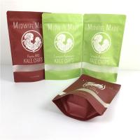 China Food Packaging Flat Plastic Ziplock Bag Aluminum Foil Bags With Zipper for sale