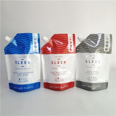 China Storage Reusable Spout Pouches Container Sealable Bags for Drink Juice Milk for sale