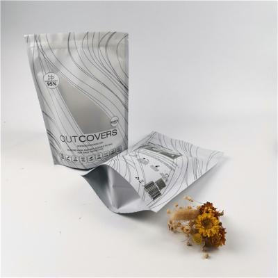 China Customized Size and Design Needs with Private Logo Zipper Plastic Stand Up Zip Lock Packaging Bag Packs for sale