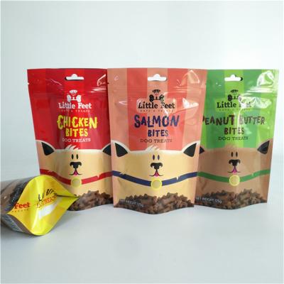 China Food Packaging Material Aluminum Foil Moisture Proof Stand Up Pouches for Snack Bag Packaging with Zipper for sale