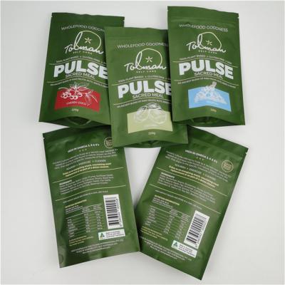 China Food Packaging Material Matt Aluminum Foil 250g 1kg With  Pouch Stand Up Tea Bag Packaging for sale