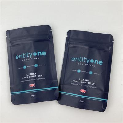 China Custom Logo Printed Stand Up Pouch With Zipper Matt Finish Aluminum Foil Food Grade Material Doypack for sale