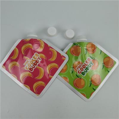 China Recyclable Leak Proof Beverage Drinking Spout Packaging Bags Plastic Liquid Pouch for sale