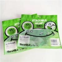 China Resealable Moisture Proof Three Side Sealed Flat Packaging Plastic Pouch Bag for sale