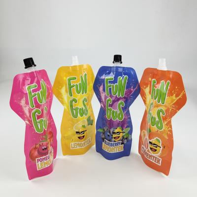 China Customized Stand Up Packaging Bags Yogurt Milk Juice Baby Food Spout Pouch for sale