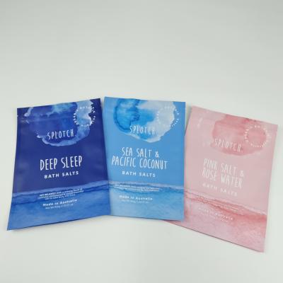 China Matte Custom Printed Zipper Plastic Bag Bath Salt Body Scrub Stand Up Pouch for sale