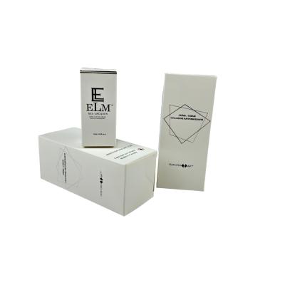 China Custom White Cardboard 350g Paper Packaging Box For Cosmetic With Gravure Printing for sale