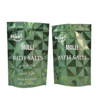 China Stand Up Plastic Packaging For Body Scrub Pouch Bath Salt Natural Soak Mylar Bags With Zipper for sale