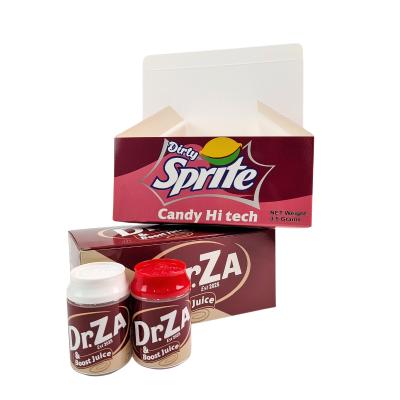 China PET Plastic Food Box 3.5g Soda Candy Can with Twisted Lid for sale