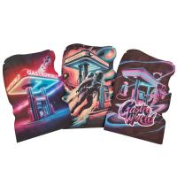 China Custom Die Cut Mylar Bags 3.5g-28g with Child Proof Zipper for sale