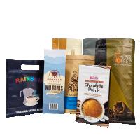 China Custom Stand Up Resealable Coffee Bean Bags with Side Gusset Valve for sale