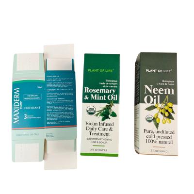 China Custom Luxury Cardboard Skincare Box Packaging for Products Cosmetic Paper Box Printing Customized CMYK 4 Color Offest Printing for sale