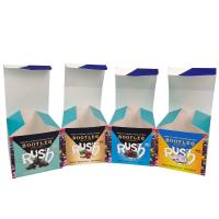 China Recyclable Paper Cardboard Display Box for Chocolate Bar Packing Nutrition bar Display Box and Back Seal Bag for sale