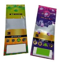 China Ziplock Zipper Doypack Plastic Bags Grabba Leaf Zipper Sachet Cigar Packaging Plastic Wrappers With Paper Display Box for sale