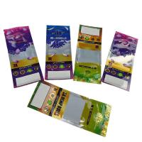 China Ziplock Zipper Doypack Plastic Bags Grabba Leaf Zipper Sachet Cigar Packaging Plastic Wrappers With Paper Display Box for sale
