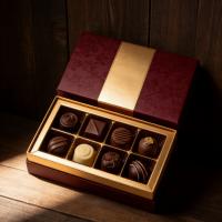China Custom Logo Personalized Chocolate Gift Box Packaging Candy Chocolate Cosmetics Box Empty Chocolate bar Box for sale