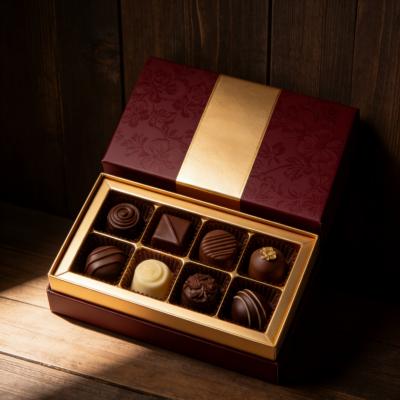 China Custom Logo Personalized Chocolate Gift Box Packaging Candy Chocolate Cosmetics Box Empty Chocolate bar Box for sale