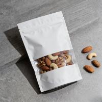 China Customized Biodegradable Kraft Paper Heat Seal Ziplock Moisture-Proof Food Packaging Bags For Nut Dried Fruit Mylar Bag for sale