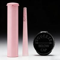 China Customized Child Resistant Plastic Tube with Airtight Sealing and Customizable Printing for Cigar Pop Top Tubes for sale