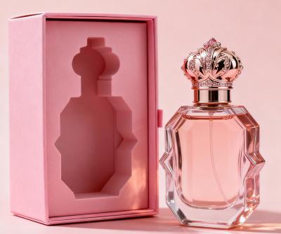 China Custom Luxury Perfume Box with 350g Thickness and Hot Stamping for Premium Gift Packaging for sale