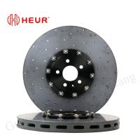 China HEUR Front Brake Kit Ceramic Carbon Rotors (Refit) 390*36MM For Nissan GTR35/32 for sale