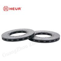 China Custom Carbon Ceramic Brake Discs For Porsche 992 GT3RS Upgrade 380x32mm Rear Set for sale