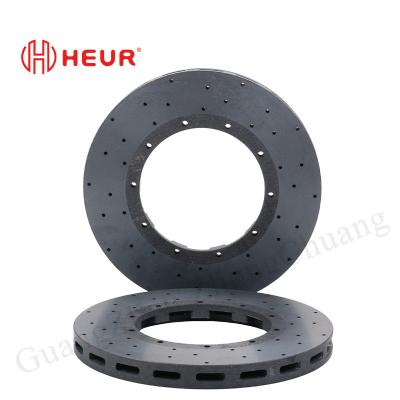 China Custom Carbon Ceramic Brake Discs For Porsche 992 GT3RS Upgrade 380x32mm Rear Set for sale