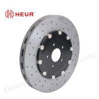 China HEUR Brake Carbon Ceramic Disc For Nissan Gtr Upgrade 390*36MM Front Set for sale