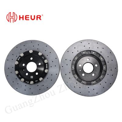 China Heur Brake Carbon Ceramic Disc For Bmw W167 X3 X4 Upgrade 370*30mm Rear Set for sale