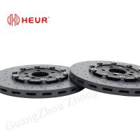 China Heur Brake Carbon Ceramic Disc For Mercedes Benz G63 GLB200 G500 GLE Replacement 370*30mm Rear Set for sale
