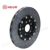 China Heur Brake Carbon Ceramic Disc For Mercedes Benz G63 GLB200 G500 GLE Replacement 370*30mm Rear Set for sale