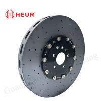 China HEUR Porsche Carbon Ceramic Brakes For Cayenne Panamera Upgrade 440*40mm Front Set for sale