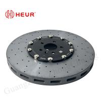 China HEUR Porsche Carbon Ceramic Brakes For Cayenne Panamera Upgrade 440*40mm Front Set for sale