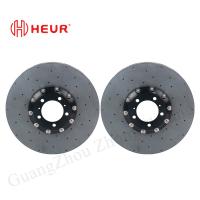 China HEUR Carbon Ceramic Brake Rotors For Audi RS7/4 A4L Upgrade 420mm Front Set for sale