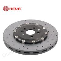 China Heur Brake Carbon Ceramic Disc For Volkswagen Tiguan Golf Upgrade 380*34mm Front Set for sale