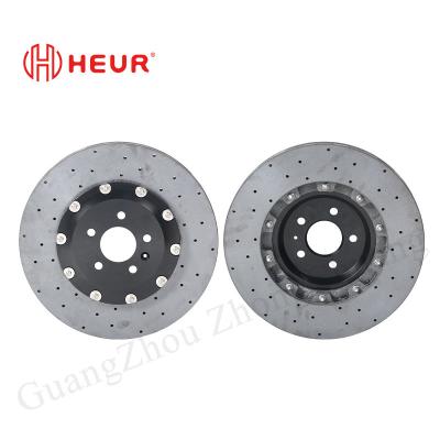 China Heur Brake Carbon Ceramic Disc For Honda Civic Odyssey Upgrade 380*36mm Front Set for sale