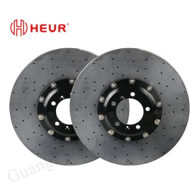China Heur Brake Carbon Ceramic Disc For Audi Q7 Rsq8 Modification 440*40mm Front Set for sale
