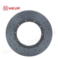 China HEUR Brake Carbon Ceramic Rotors For Tesla Model 3/Y Upgrade 380*70*34mm Front Set for sale