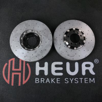 China Heur Brake Carbon Ceramic Disc For Tesla Mx Y Upgrade 420*40mm Front Set for sale
